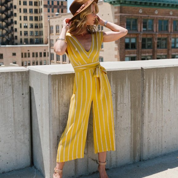 BB Dakota | Pants & Jumpsuits | Nwt All The Right Moves Sunset Jumper ...